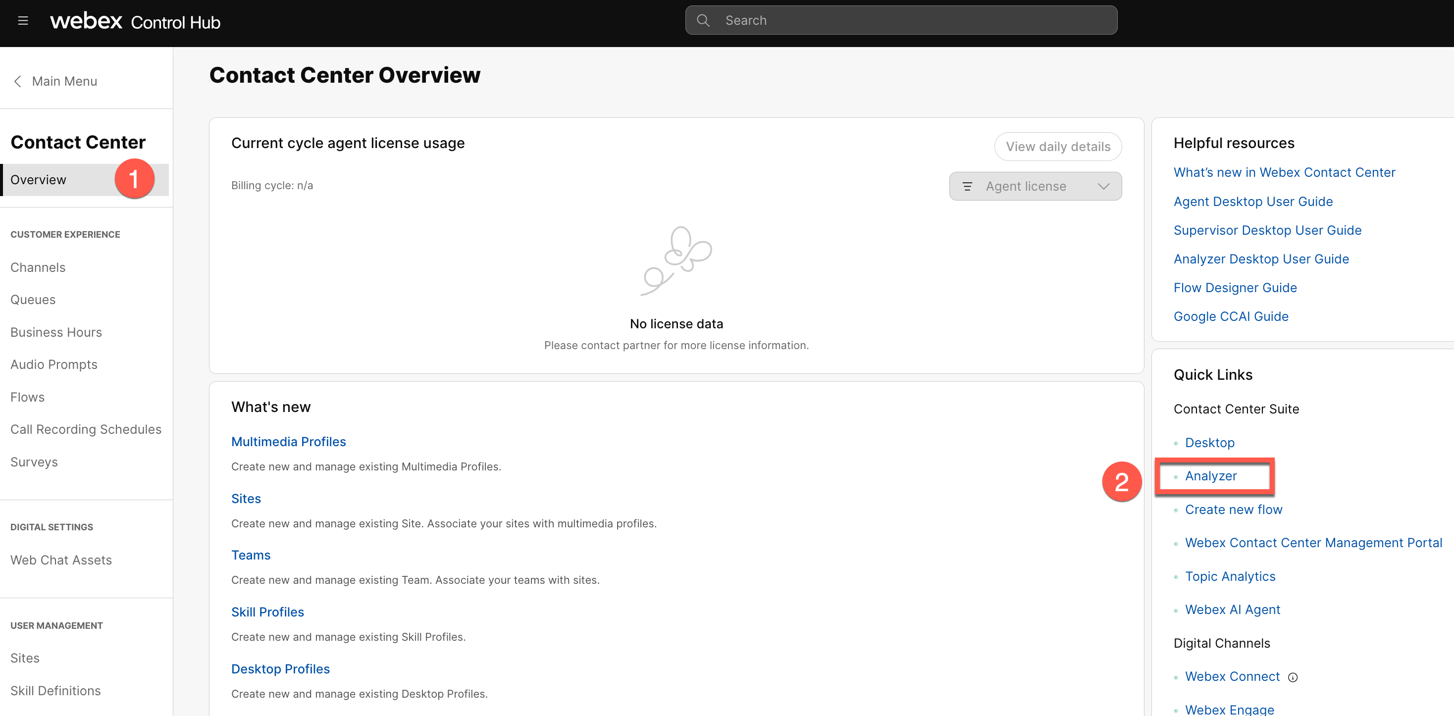 Reporting Experience - LAB-2353 - Webex Contact Center Lab Data ...